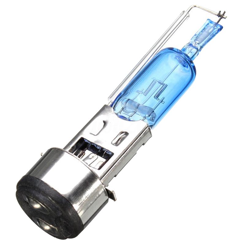 Buy 2x BA20D Natural White Halogen Lamp Bulb 50W 4500-5000K Car Head ...