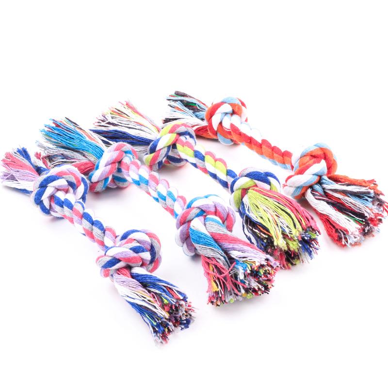 Buy Creative Multicolored Toy Cotton Braided Grinding teeth Bone Rope ...