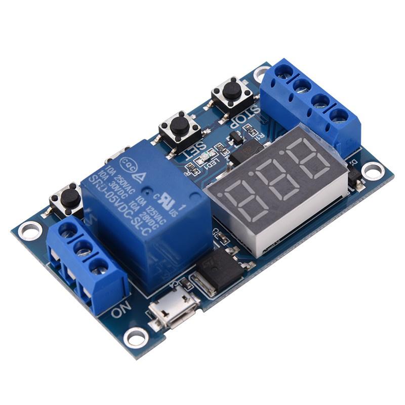 Buy DC 6V~30V Trigger Delay On/Off Cycle Timer Relay Switch Module W ...