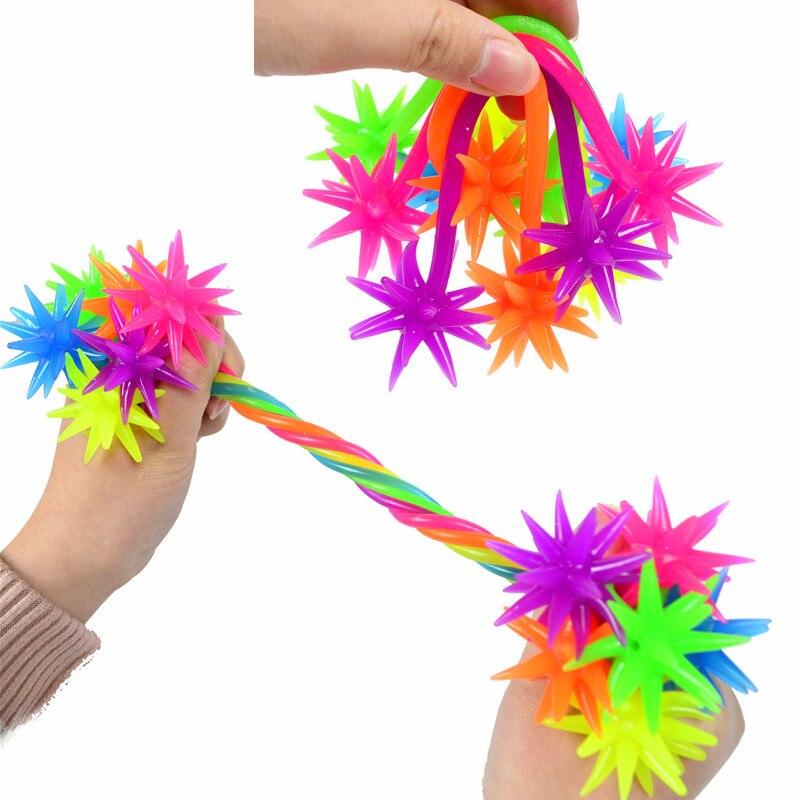 Buy 5Pcs/Set Sticky Toy Elastic Stretchable Sticky Meteor Hammer ...