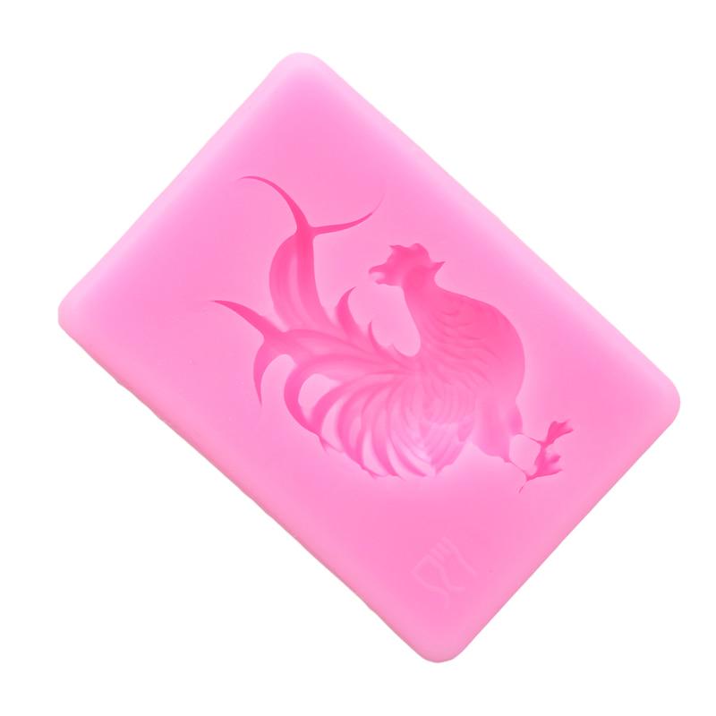 Buy DIY Cock Chicken Silicone Molds Sugar Paste Candy Chocolate Mold ...