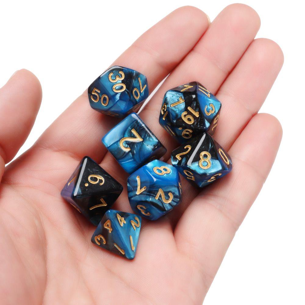 Kjøp 7Pcs New For D&d DND D6 D8 D10 D12 D20 Polyhedral Table Games ...