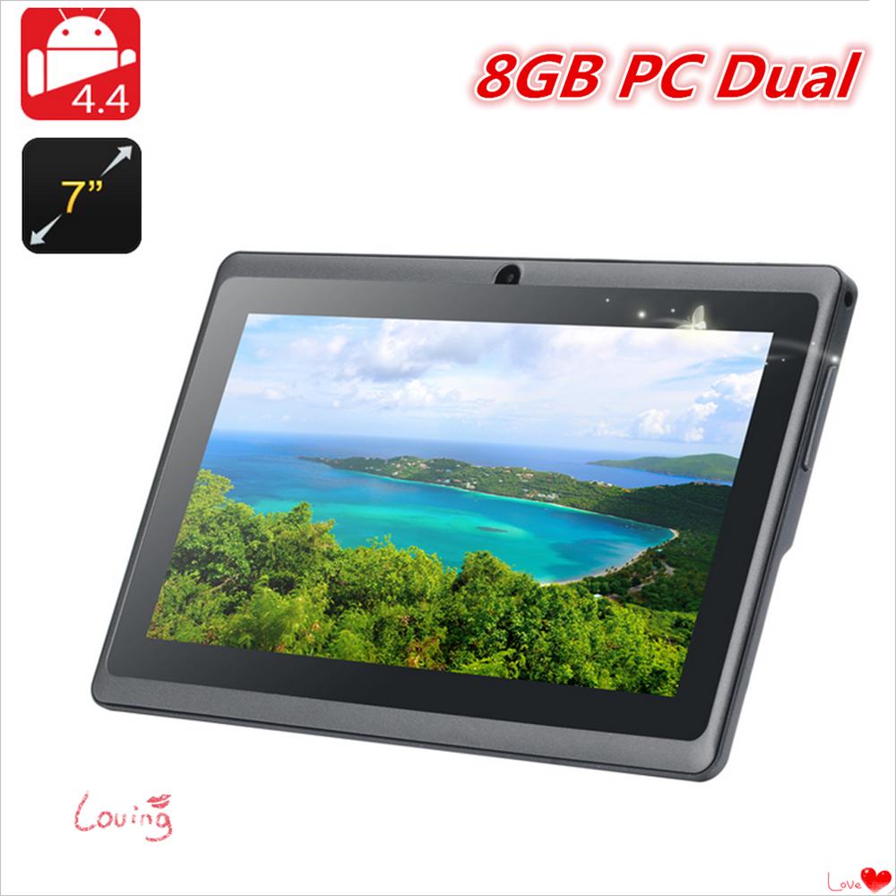 Buy 7 Inch Q88 Tablet Android 4.4 Quad-Core 8GB PC Dual Camera WiFi ...