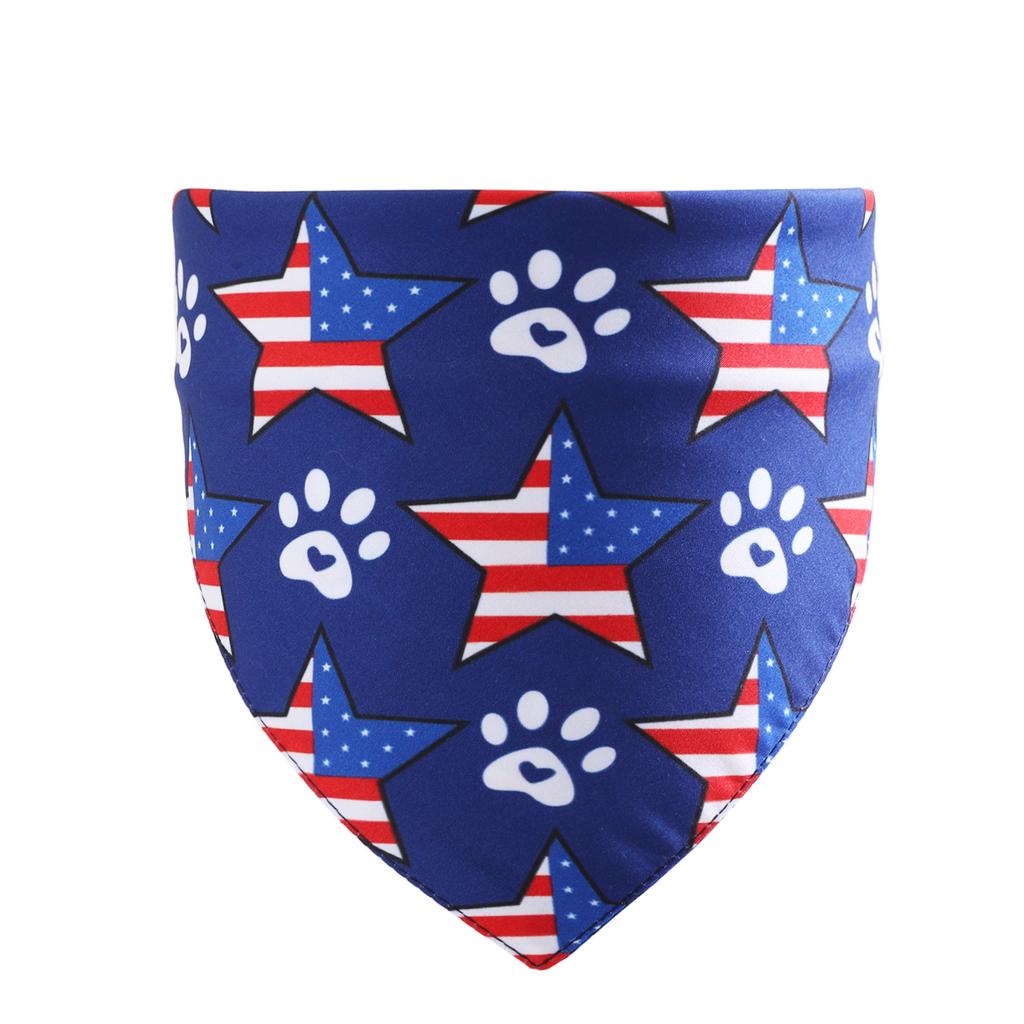 Buy Pet Triangle Scarf American Flag Scarf Cat and Dog Scarf Pet Saliva ...
