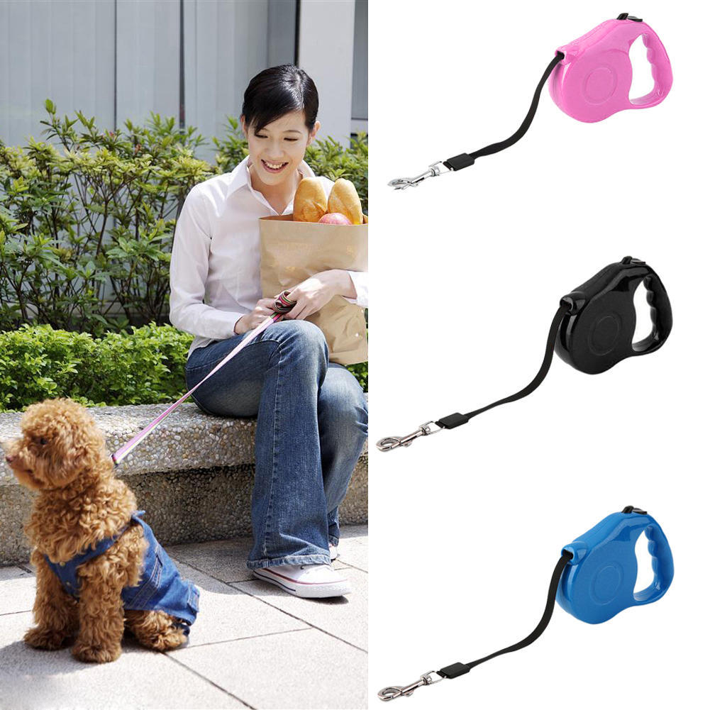Long Retractable Dog Lead High Quality Pet Dog Cat Puppy Automatic ...