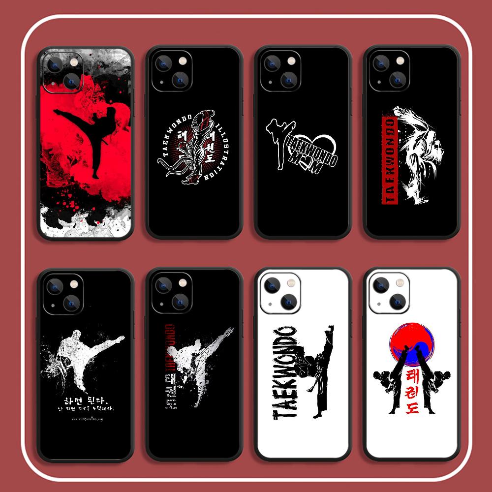 Buy Taekwondo Korean Sports Black Soft Phone Case Cover Cell For Iphone ...