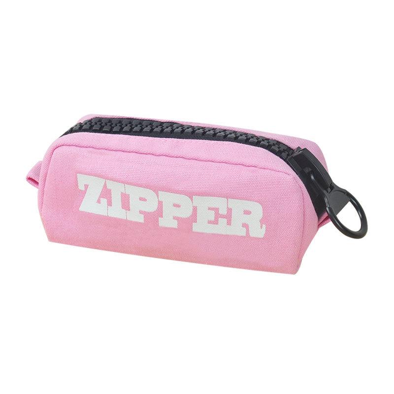 Buy Big Zipper Pencil Bag Canvas Zip School Pen Pencil Case Stationery ...