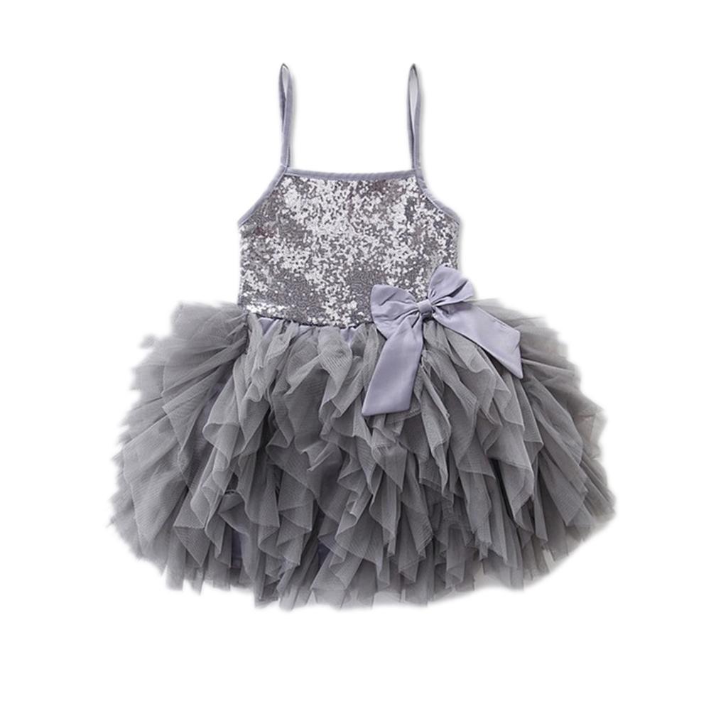 Buy Princess Sleeveless Cute Bowknot Tutu Dress Baby Girl Gauze Slip ...