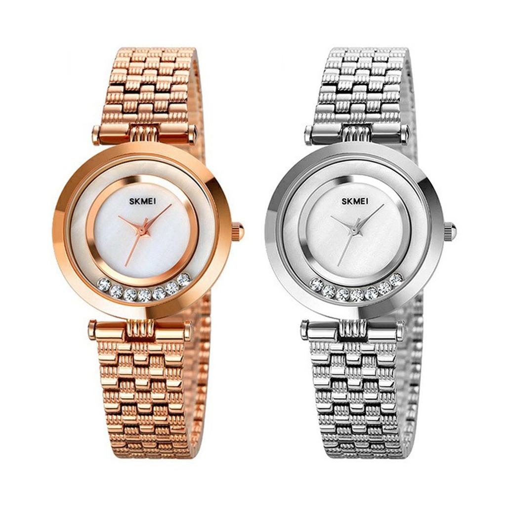Buy Tick-tock Watch SKMEI 1784 Luxury Women Quartz Watch Rhinestone ...
