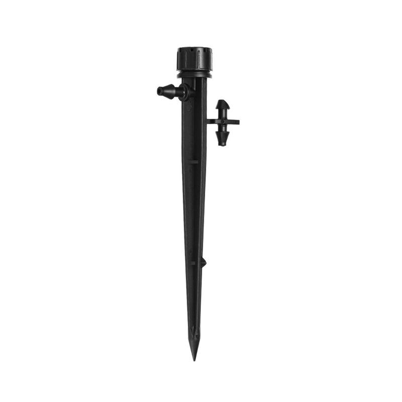 Buy 100pcs 1/4 " Emitter Stake Water Dripper 360 Degrees Adjustable 0 ...