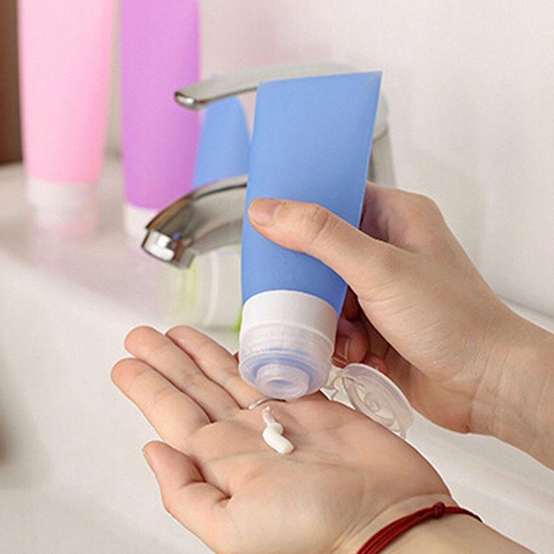 Buy 1PC Travel Silicone Packing Bottle Lotion Shampoo Tube Container ...