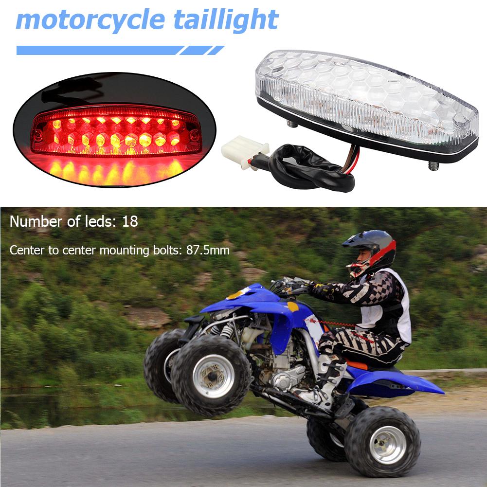 3 Wire 18LED ATV Rear Tail Brake Light for TaoTao Sunl Chinese 50-125cc ...