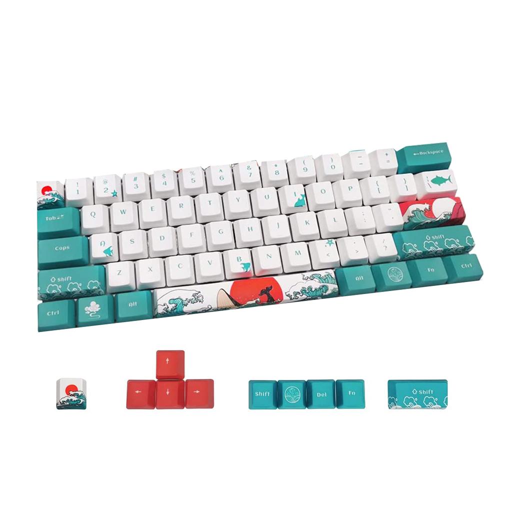 Buy 71 Keys Keycaps Set Suitable for GK61/GK64/RK61//GH60 /ALT61 ...