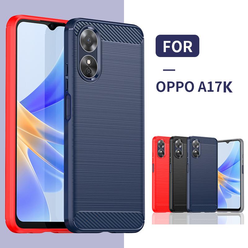 For OPPO A17K Case OPPO A17K Capas Phone Bumper Back Shockproof Soft ...