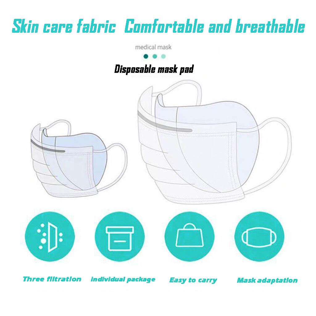 Buy [mummy Baby33] Soft 20PC Mask Gasket Face Mask Filter Activated ...