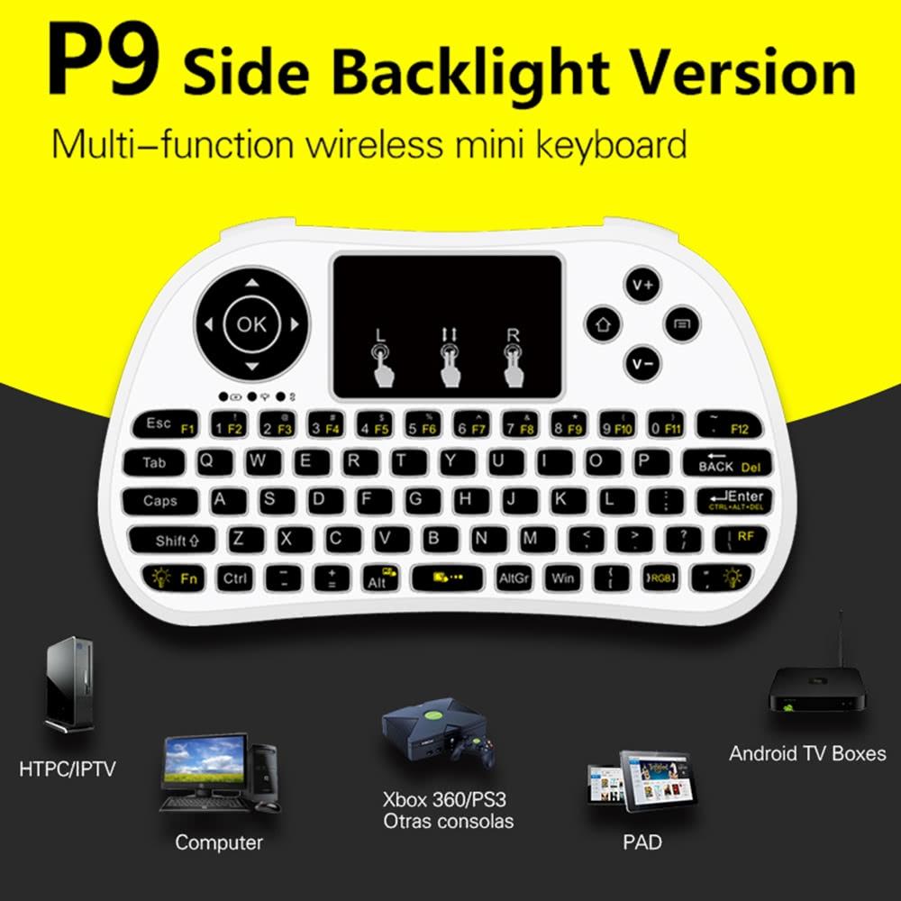 2.4G RF Wireless Keyboard Flash Backlit Keyboard With Touchpad Mouse ...