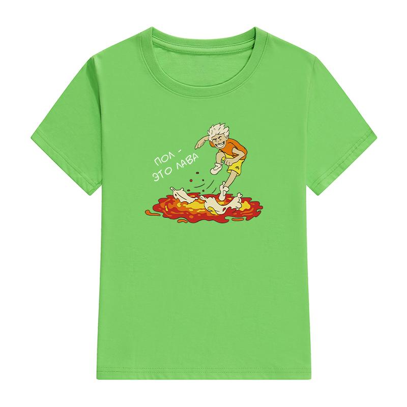 Cheap Children's Merch A4 T Shirts Spring Summer "Floor Is Lava ...