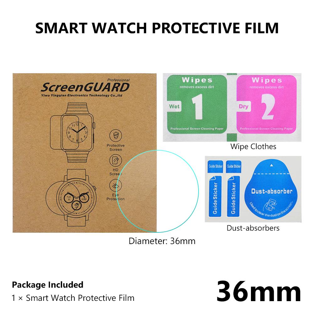 Buy Tempered Glass Film Smart Watch Screen Protector 36mm For Garmin ...