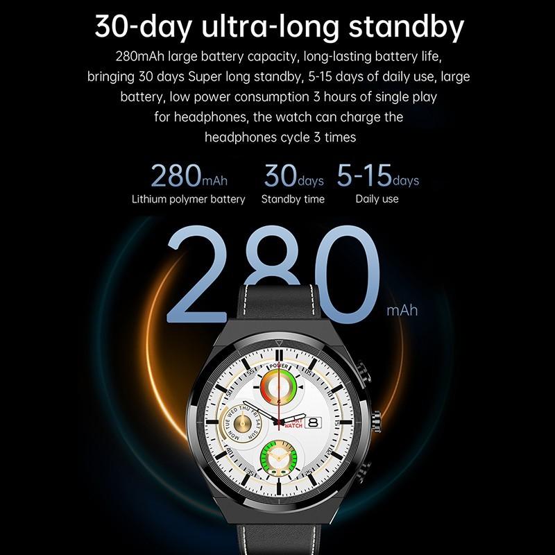 Buy 2 In 1 Smartwatch TWS Wireless Bluetooth Headset Heart Rate Blood ...