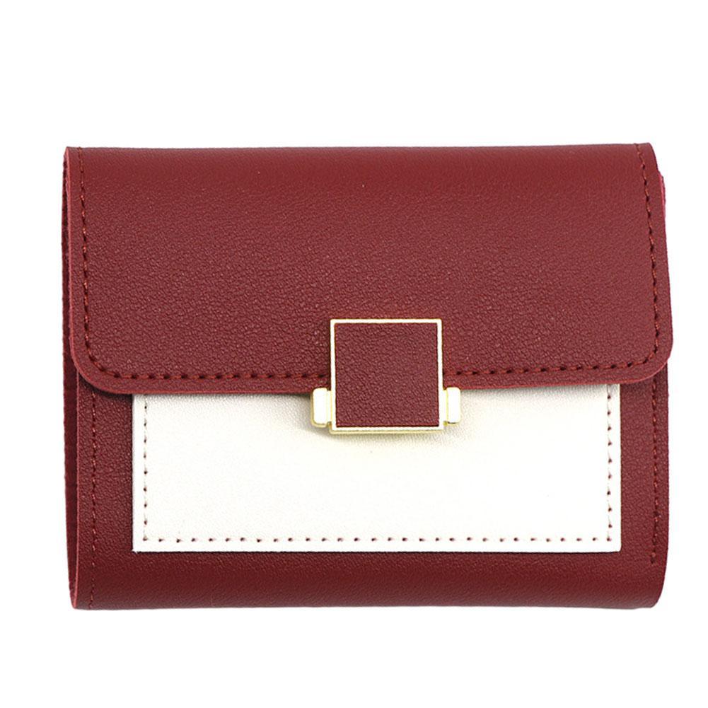 Cheap Casual Short Wallet Square Wallet Coin Clutch Bag Bank Card Purse ...