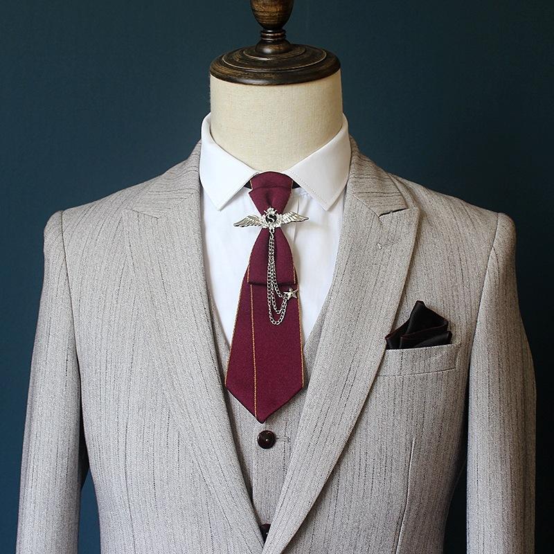 Buy Rhinestone bowknot for men and women high end banquet host suit ...