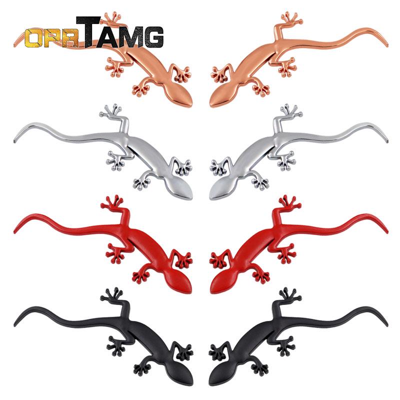 Buy 3D Metal Gecko Car Accessories Sticker for Audi Quattro Sline A3 A4 ...