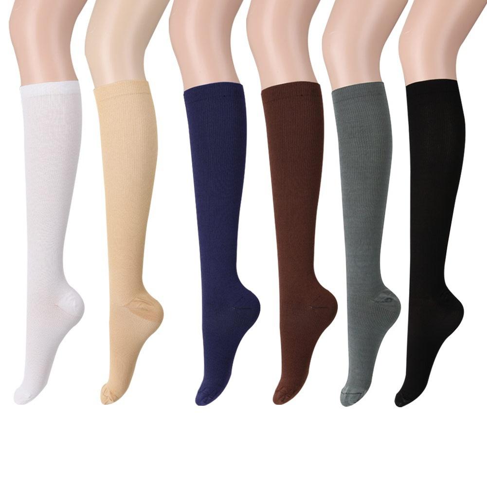 Buy Men Women's Anti-Fatigue Knee High Stockings Compression Leg ...