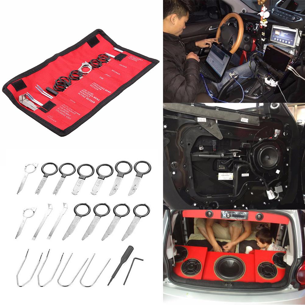 Buy 2020 NEW 20pc Car Radio Removal Key Tool Set Kit Audio Tools Keys ...