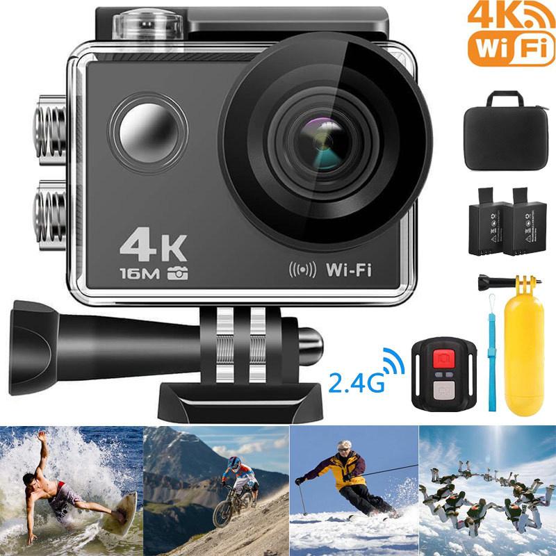 Buy Action Camera 4K 16MP WiFi Anti-Shake Waterproof with 170 Degree ...