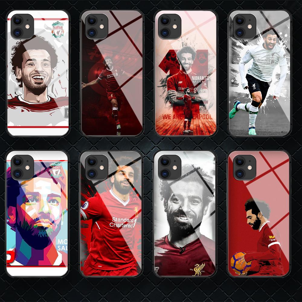 Buy Football Mohamed Salah Tempered Glass Phone Case Cover For IPhone 6 ...