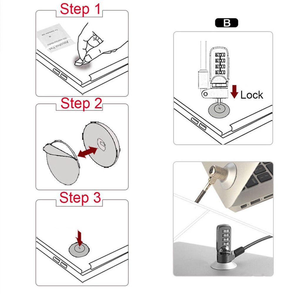 Portable Round External IPad Laptop Tablet And Phone Keyhole Lock Hole ...
