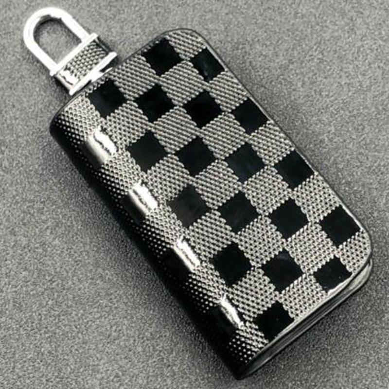 Buy PU skin Key Wallet Men Women Car Key Bag Multi Function Key Case ...