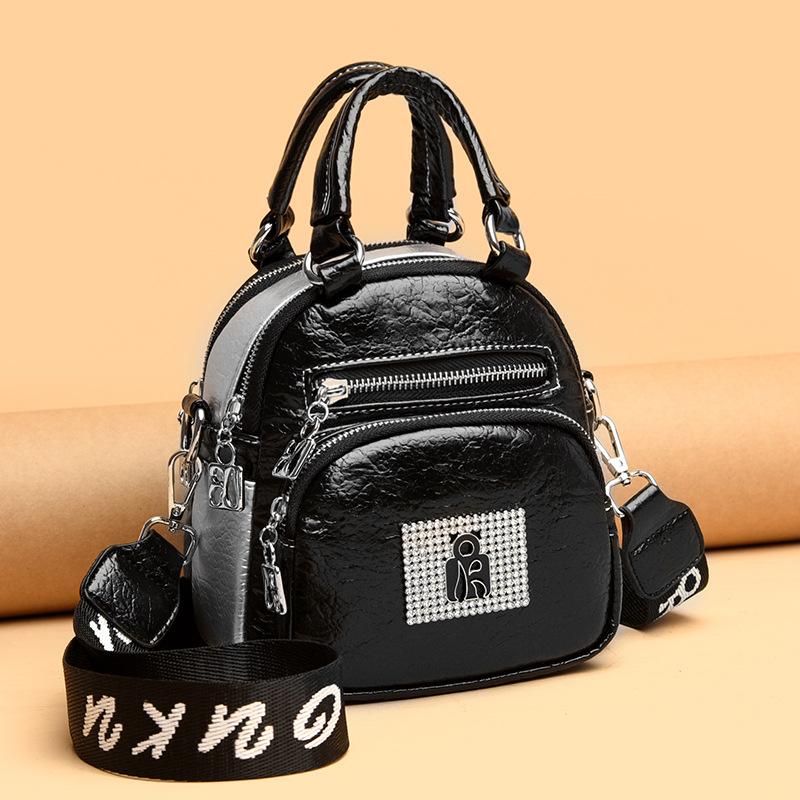 Buy Explosive Cracked Leather Multi-purpose Small Backpack Texture ...