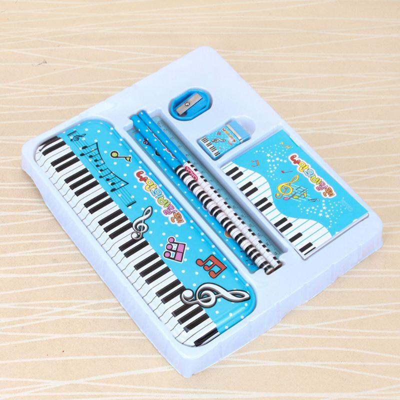 Buy Music Piano Note Pencil Ruler Earser Sharpener 7 In 1 Stationery ...