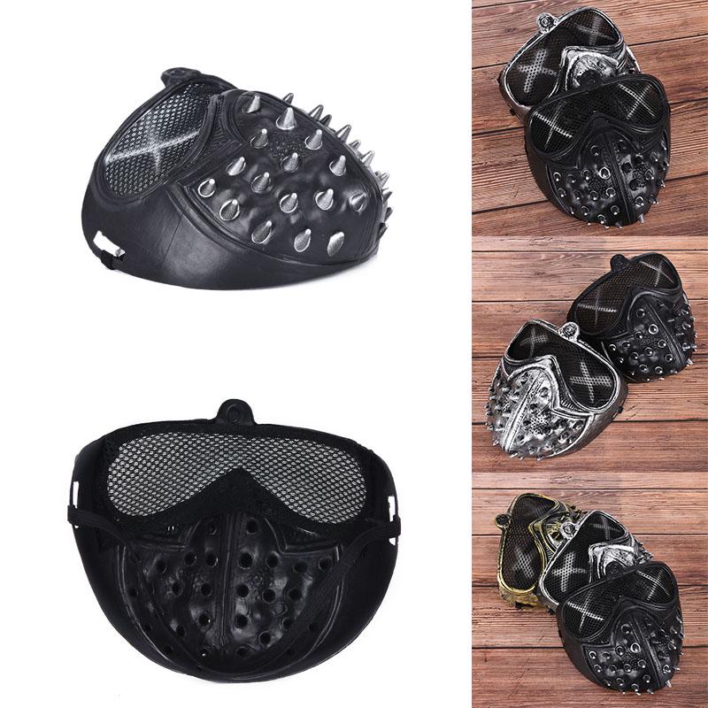 Buy Rivet Mask Watch Dogs Halloween Devil Cosplay Stage Party Face ...