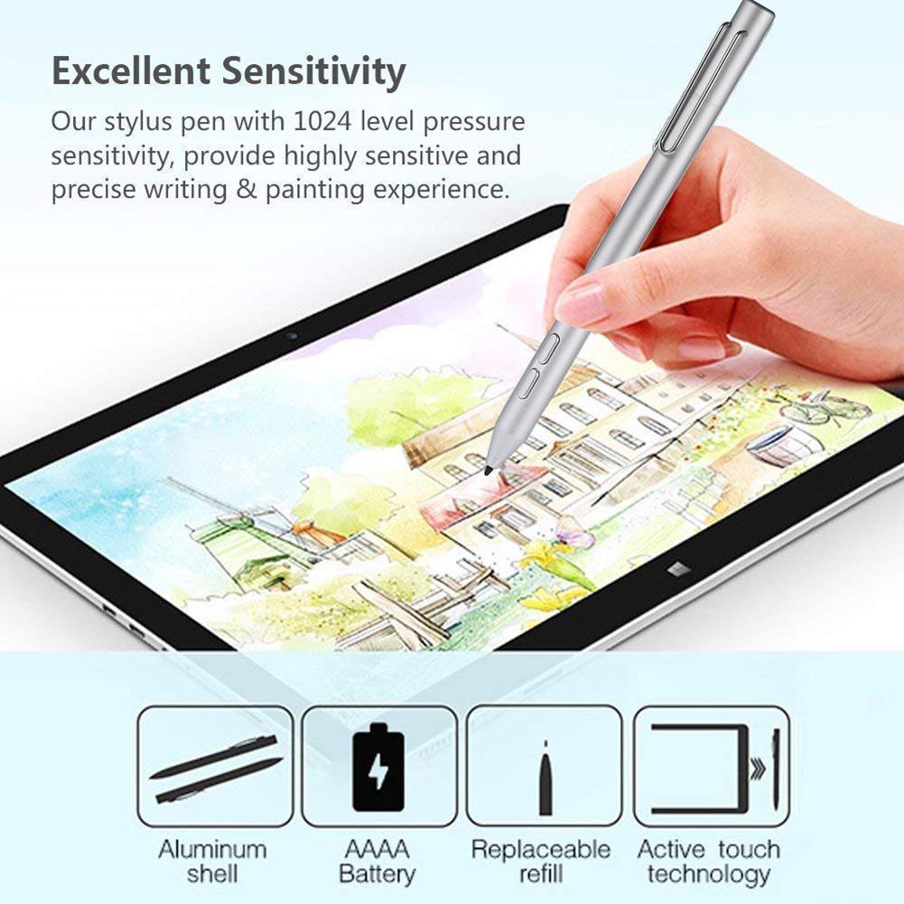 Buy Surface Pen Aluminum Alloy Stylus Pens Active Styli Touchscreen Pen ...
