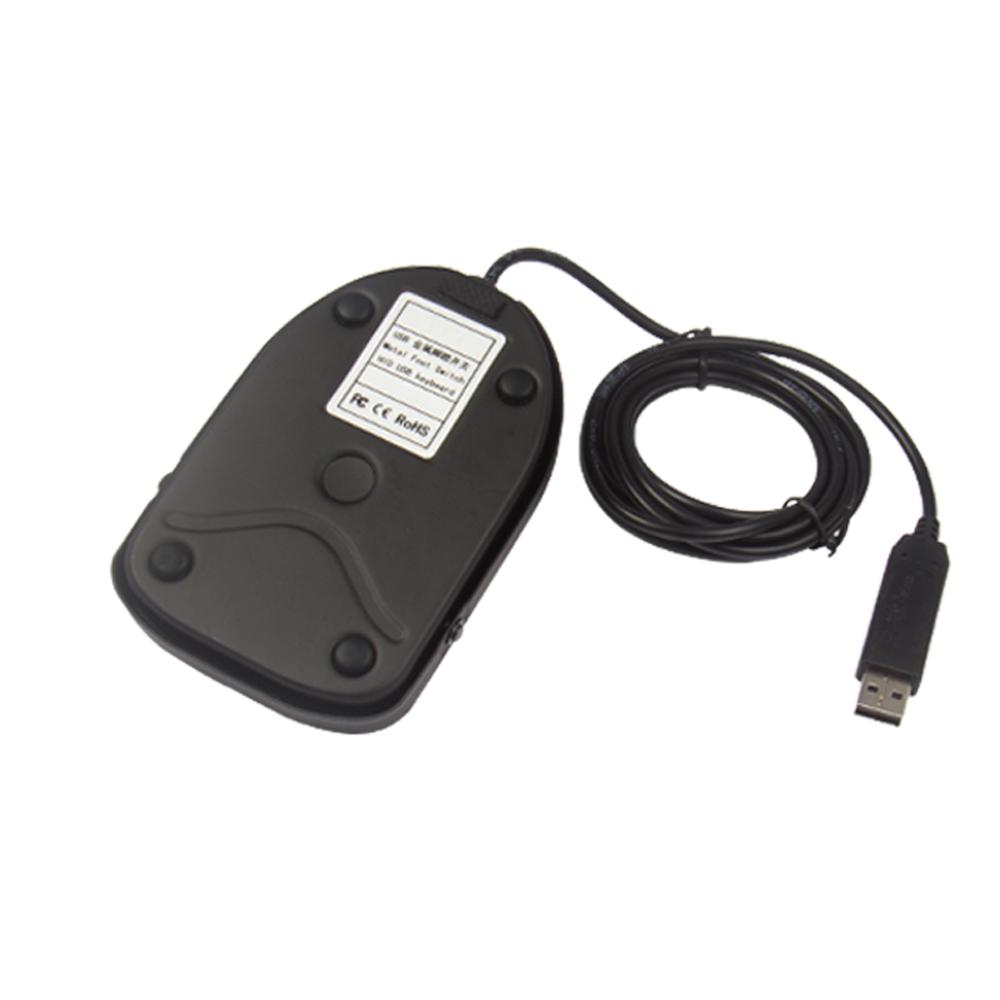 Buy USB Switch Pedal Control Keyboard Mouse Foot Switch Black for PC ...