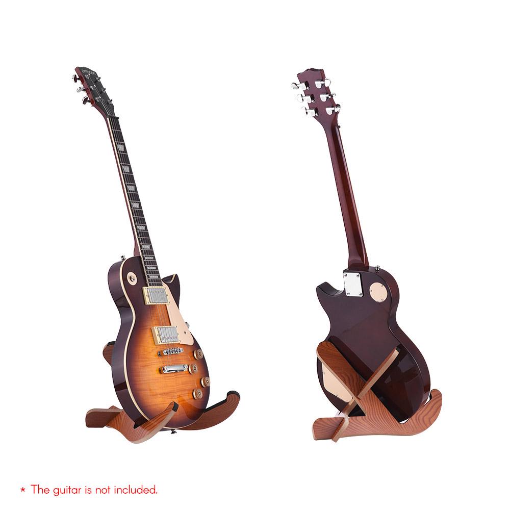 Floor Type Wooden Guitar Stand Holder Musical Instrument Bracket ...