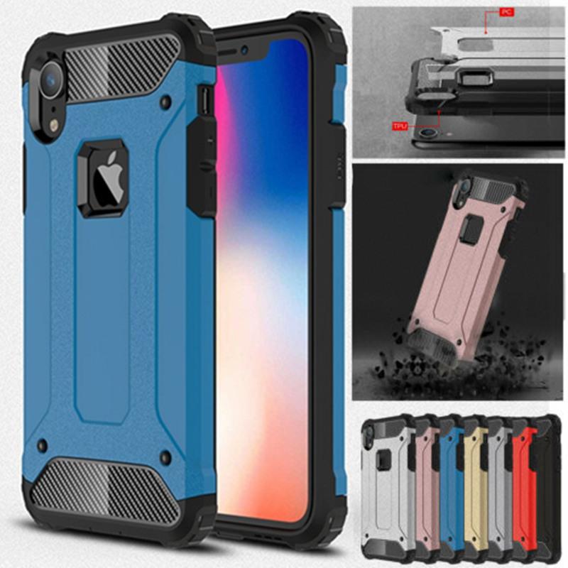 Armor Defender Impact Box Hard PC + Silicone TPU Case Cover For iPhone ...