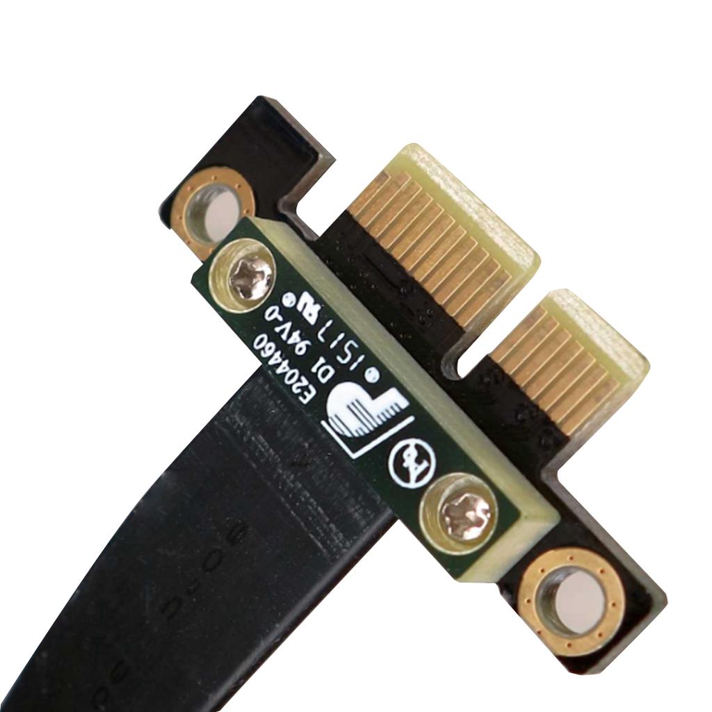 Buy Dual 90 Right Angle PCIe 3.0 X1 Extension Cable R11SL-TL High Speed ...