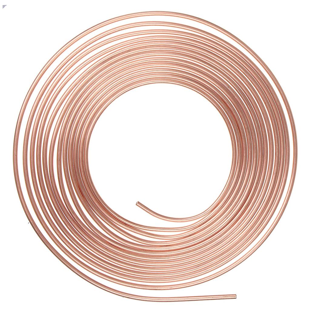 Cheap 25Ft Roll Tube Coil Of 3/16" OD Copper Brake Pipe Hose Line ...
