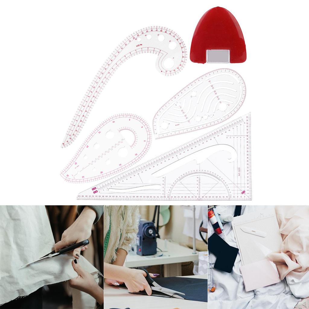 DIY Sewing Ruler Set Tailor Curve Shaped Dressmaking Pattern Design ...