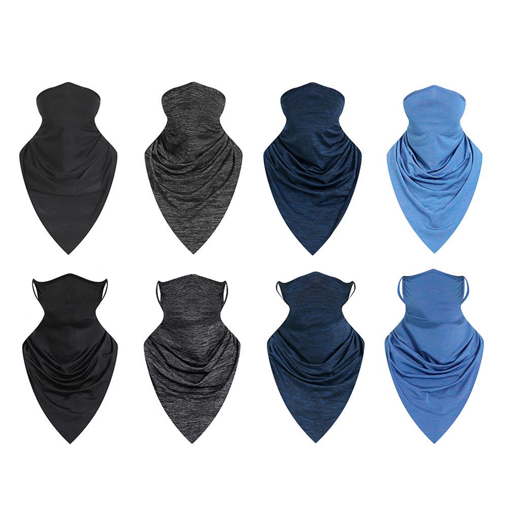 Summer Outdoor Cycling Half Face Mask Cool Ice Fabric Neck Scarf ...