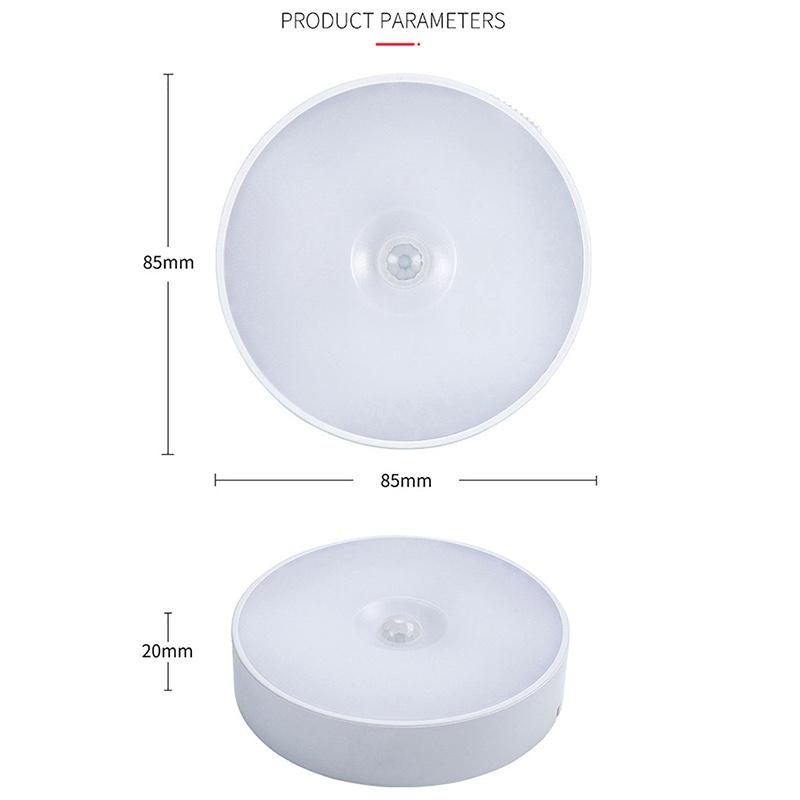 Buy Motion Sensor LED Light USB Nightlights Chargeable Lamp for Kitchen ...