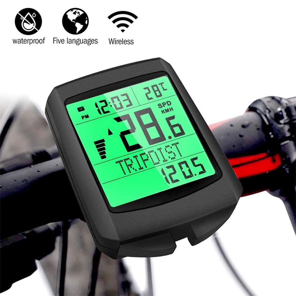 Buy Waterproof Digital LCD Cycle Bicycle Bike Computer Odometer ...