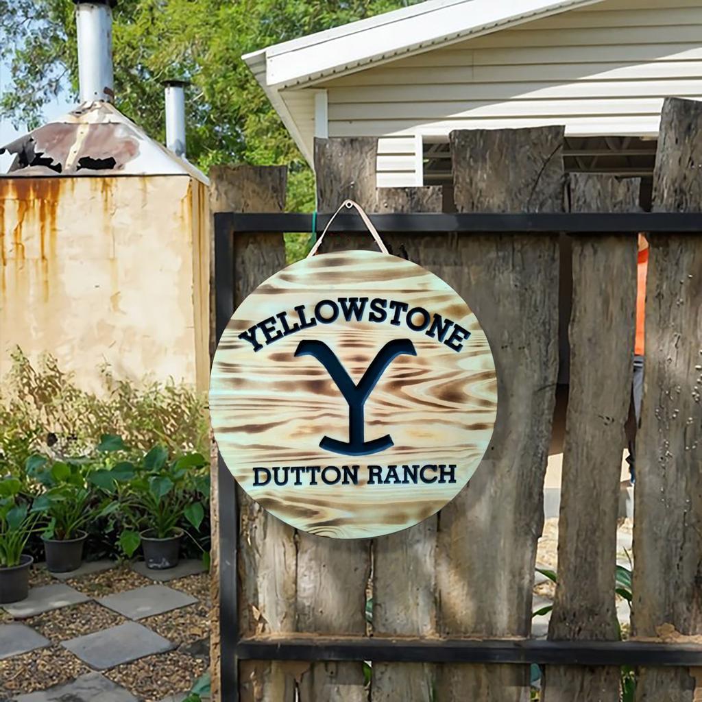 Buy Yellowstone Dutton Ranch Wooden Sign Printing Wood Wall Hanging ...