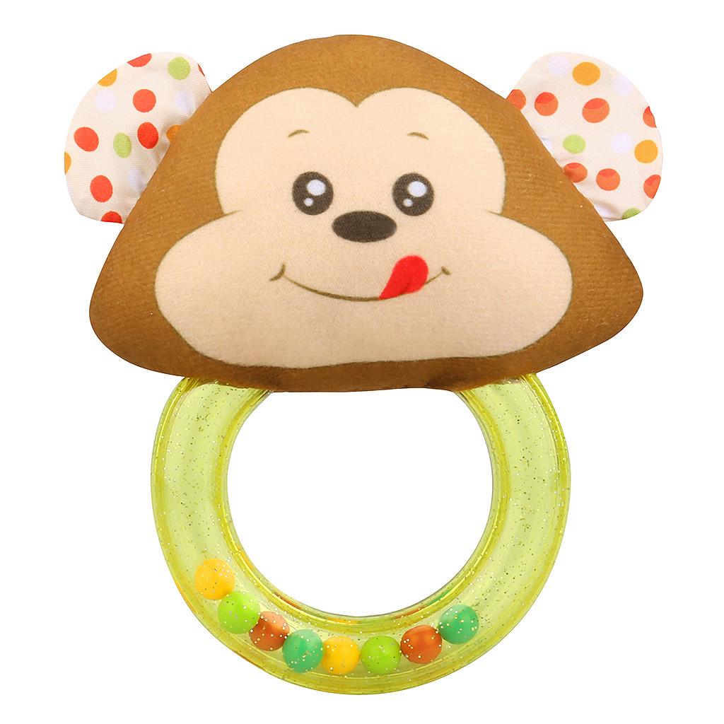 Buy Soft Baby Cartoon PlushRing Bell Newborn Hand Grasp Toys Mobile ...