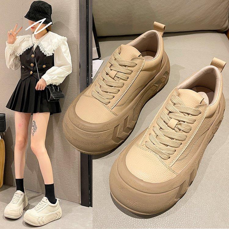 Buy Spring Autumn New Korean Ins White Shoes Women's Breathable Sports ...