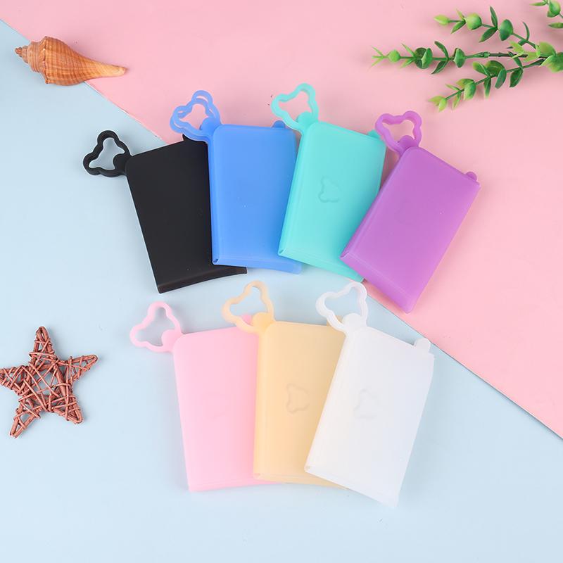 Buy Silicone Portable Face Mask Storage Box Dustproof Mask Case ...