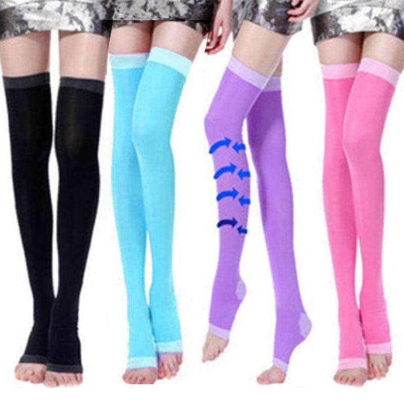 Buy Antivenous Socks Pressure Compression Varicose Vein Leg Knee High ...